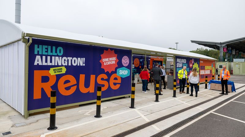 Giving unwanted items a second chance: new reuse shop opens at Allington recycling centre - News ...