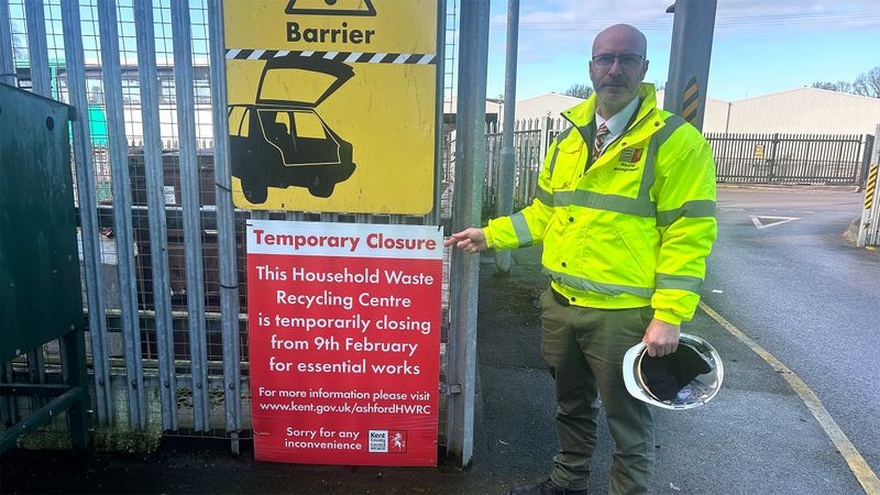 Temporary closure of Ashford Household Waste Recycling Centre for ...