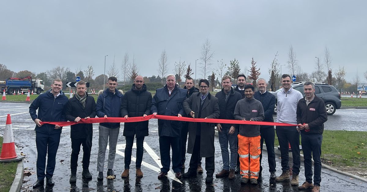 Works complete on the A20 Coldharbour Roundabout Improvement Scheme ...